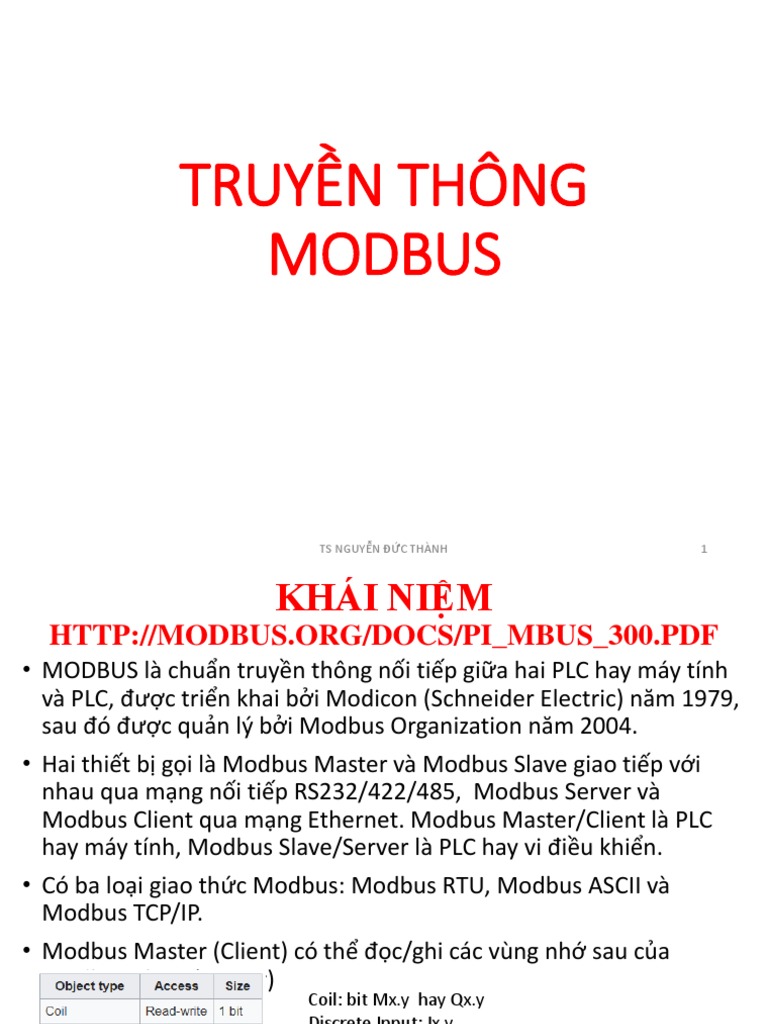 Modbus Communication | PDF
