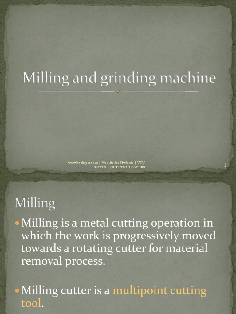 Milling Machine. | PDF | Machining | Metalworking