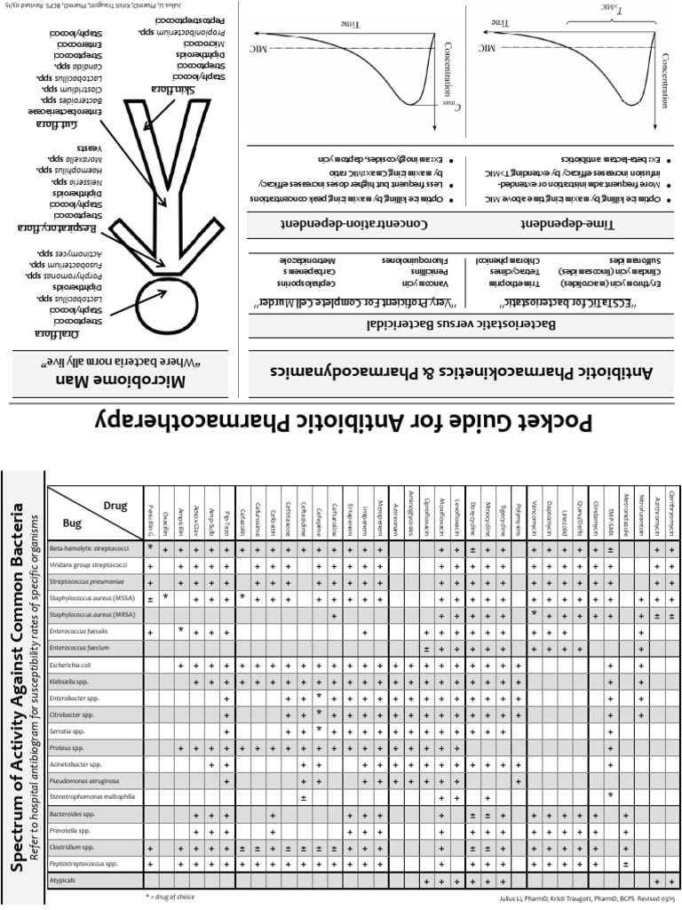 Antibiotic Pocket Guide 15 | Rtt | Drugs