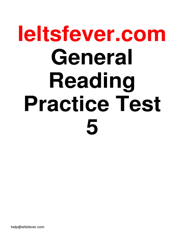 Ieltsfever General Reading Practice Test 5 PDF | PDF | Crocodile | Nature