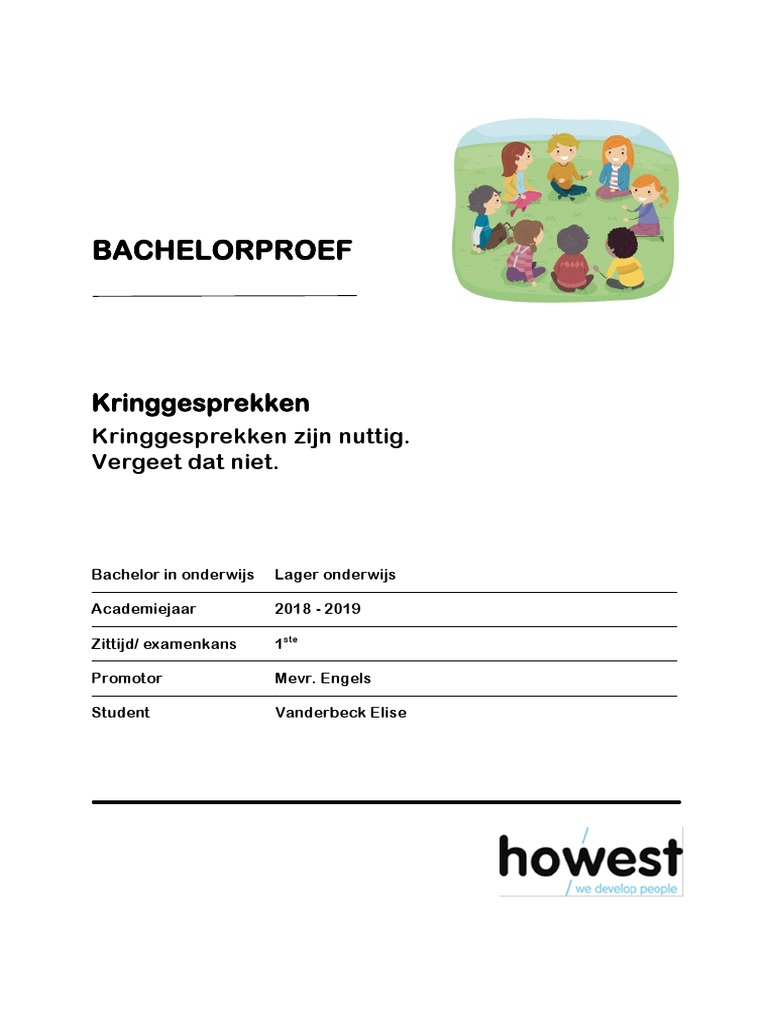 Bachelorproef Elise Vanderbeck | PDF