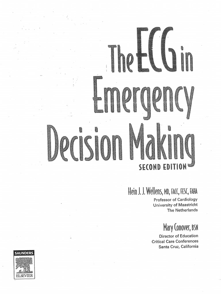 The EKG Emergency Decision Making 2nd PDF | PDF