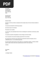 Retrenchment Letter | PDF