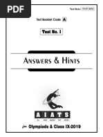 Aakash ANTHE Sample Paper Class For X | PDF | Resistor | Horizon