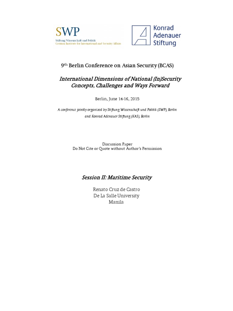 Bueger 2014 What Is Maritime Security Final | PDF | People's Liberation ...