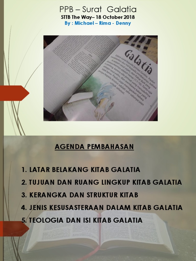 Pengantar Perjanjian Baru Surat Galatia | PDF