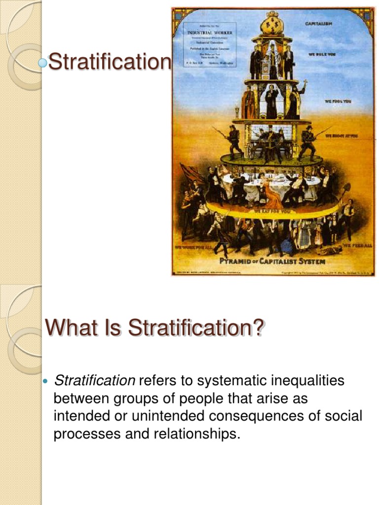 Stratification | Download Free PDF | Social Stratification | Social ...