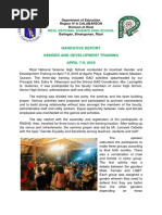 After Activity Report Sample | PDF | Sports & Recreation | Travel