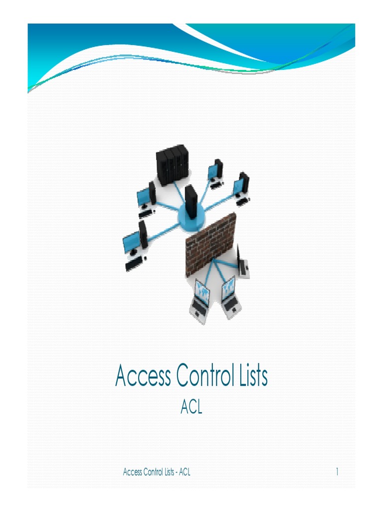 5 ACLs PDF | PDF | Roteador (informática) | Rede de computadores
