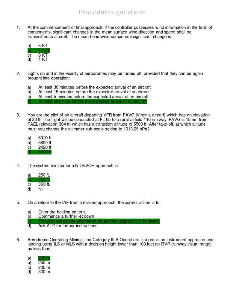 1 - Air Law Questions - Final | PDF | Aviation Safety | Aircraft