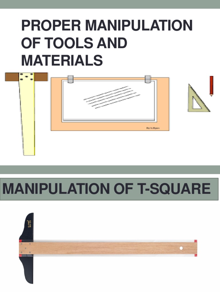 Manipulation of Tools and Materials | PDF | Geometry | Teaching Mathematics
