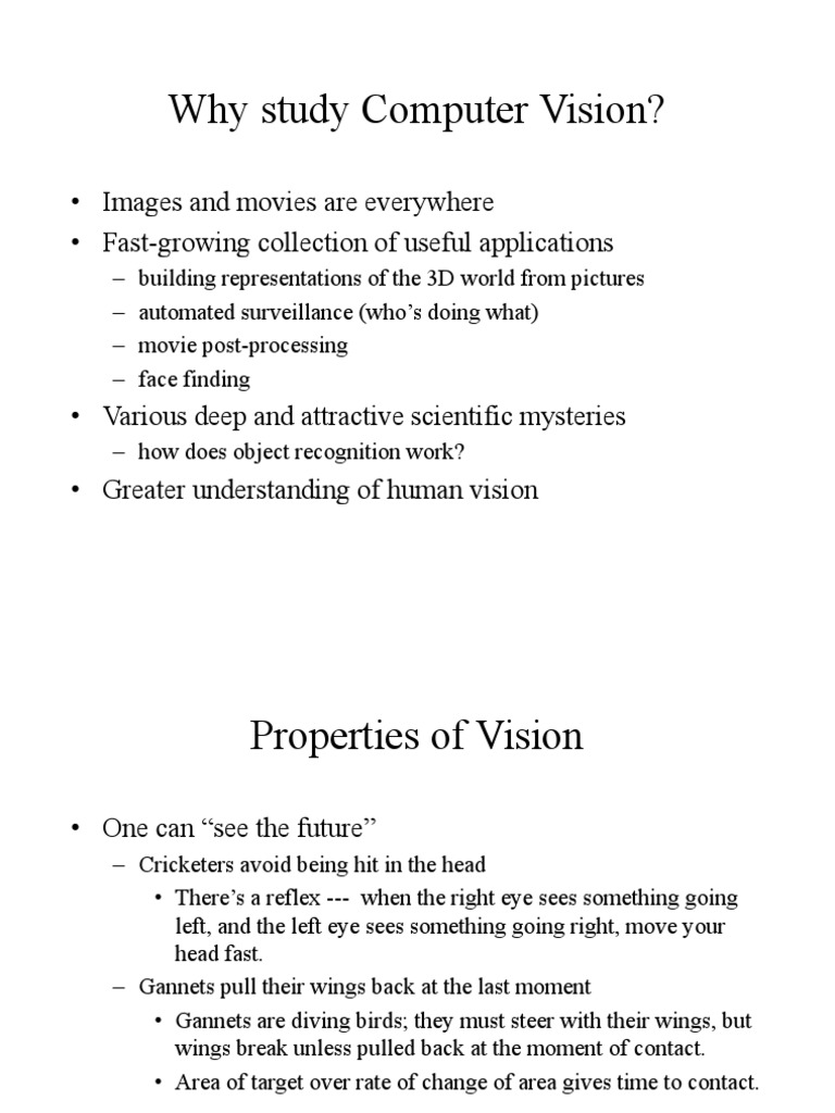 Computer Vision | PDF | Computer Vision | Image Segmentation