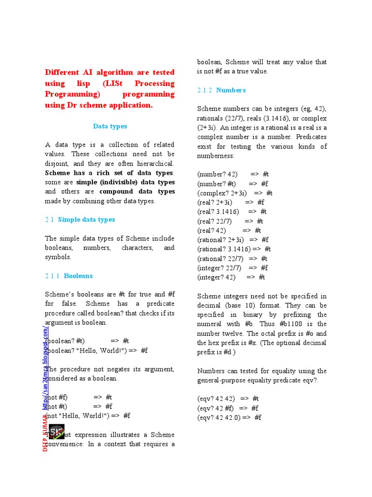 Lisp Programming Using DR Scheme | PDF | Scheme (Programming Language) | Formal Methods