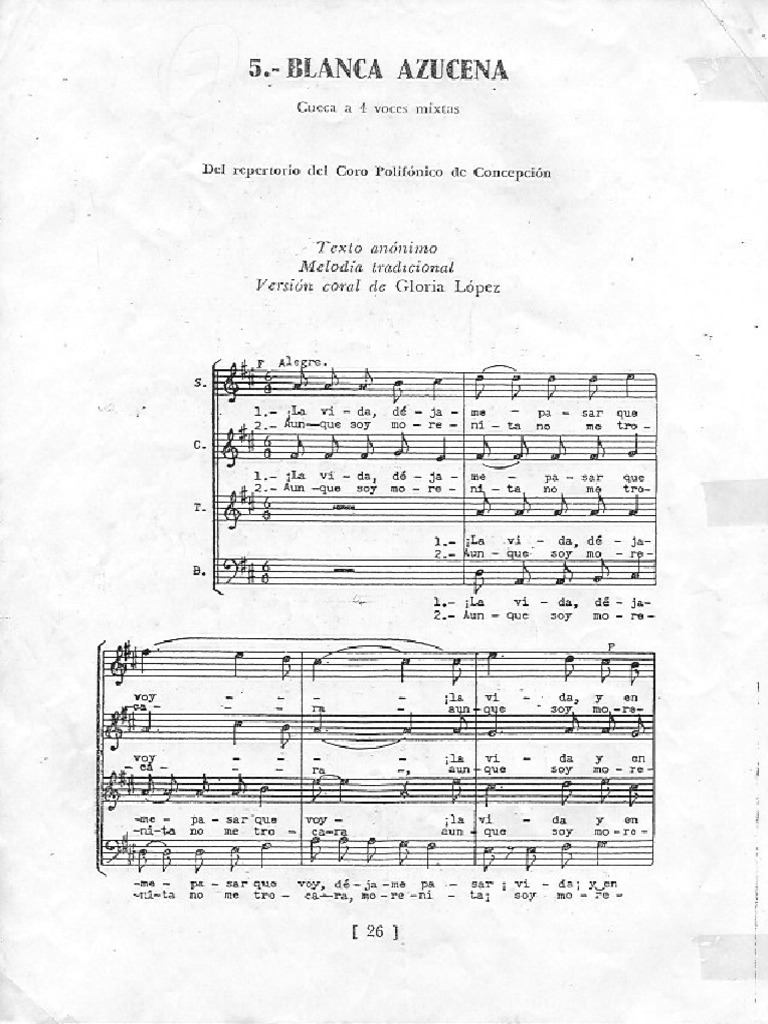 Blanca Azucena | PDF