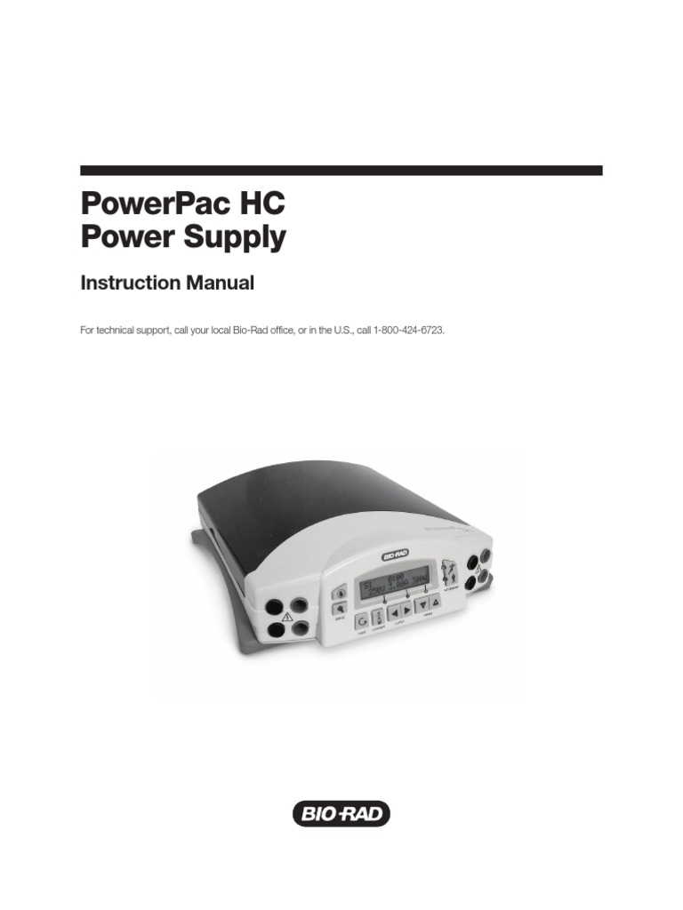 PowerPac HC | PDF | Power Supply | Ac Power Plugs And Sockets