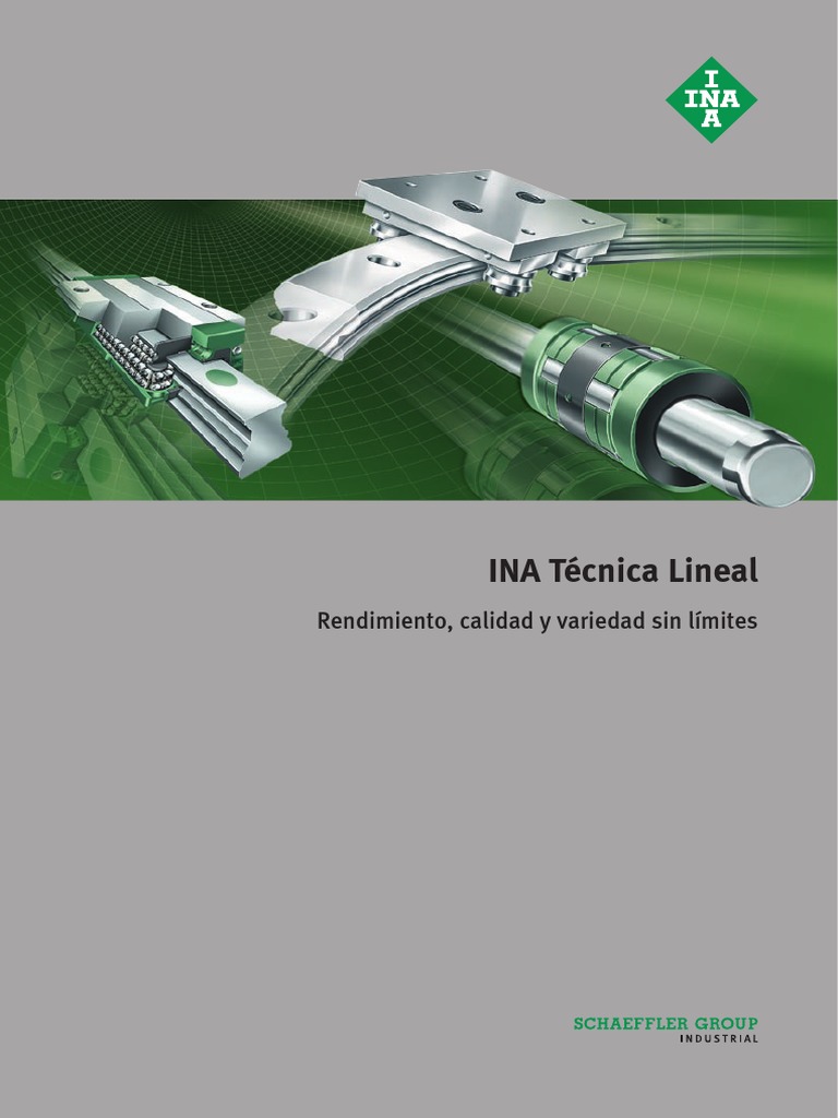 Catalogo INA Tecnica Lineal | Descargar gratis PDF | Eje | Aluminio