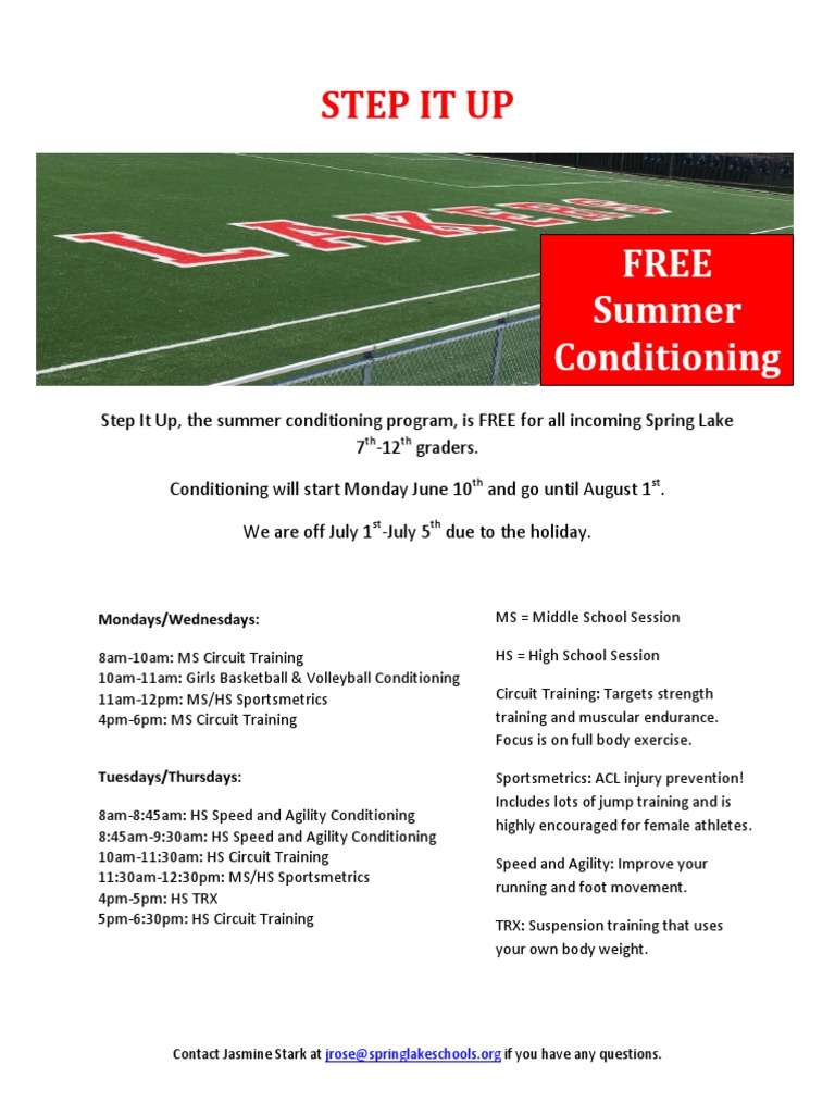 Step It Up Flyer | PDF