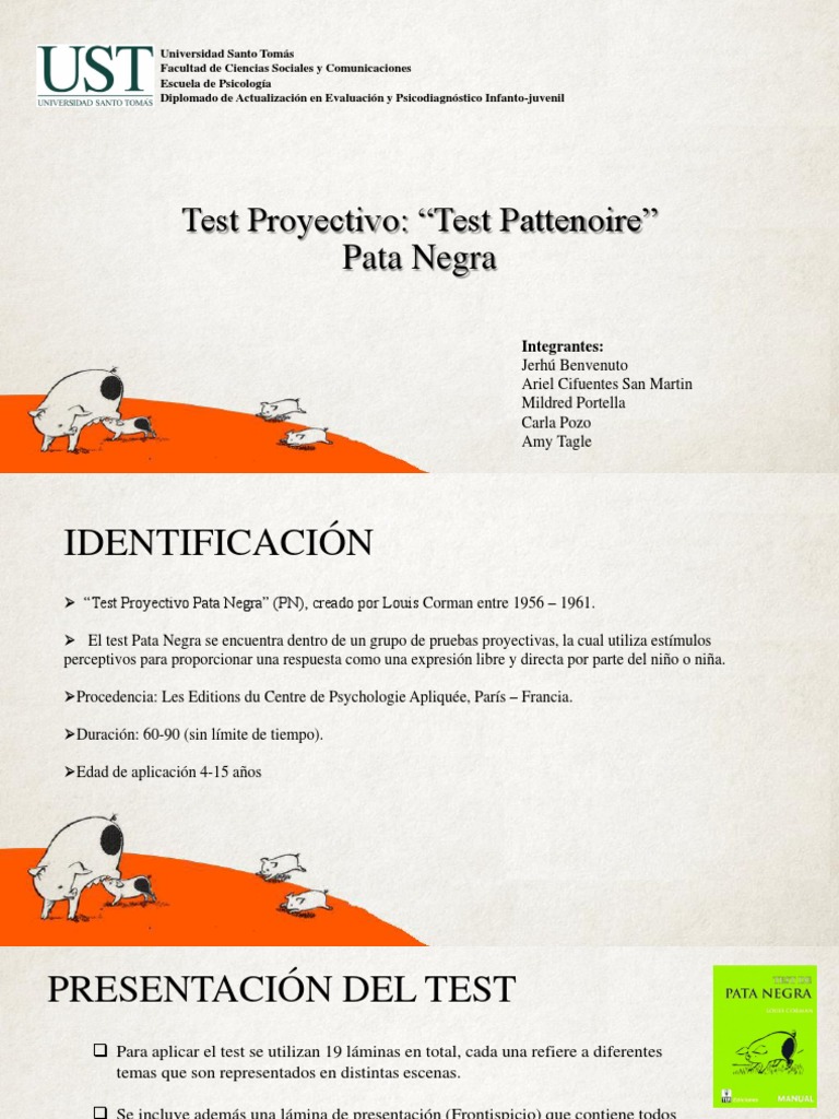 Test Pata Negra 4 | PDF | Complejo de Edipo | Psicoanálisis