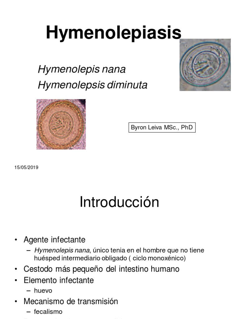 Hymenolepiasis | PDF | Diarrea | Especialidades Medicas