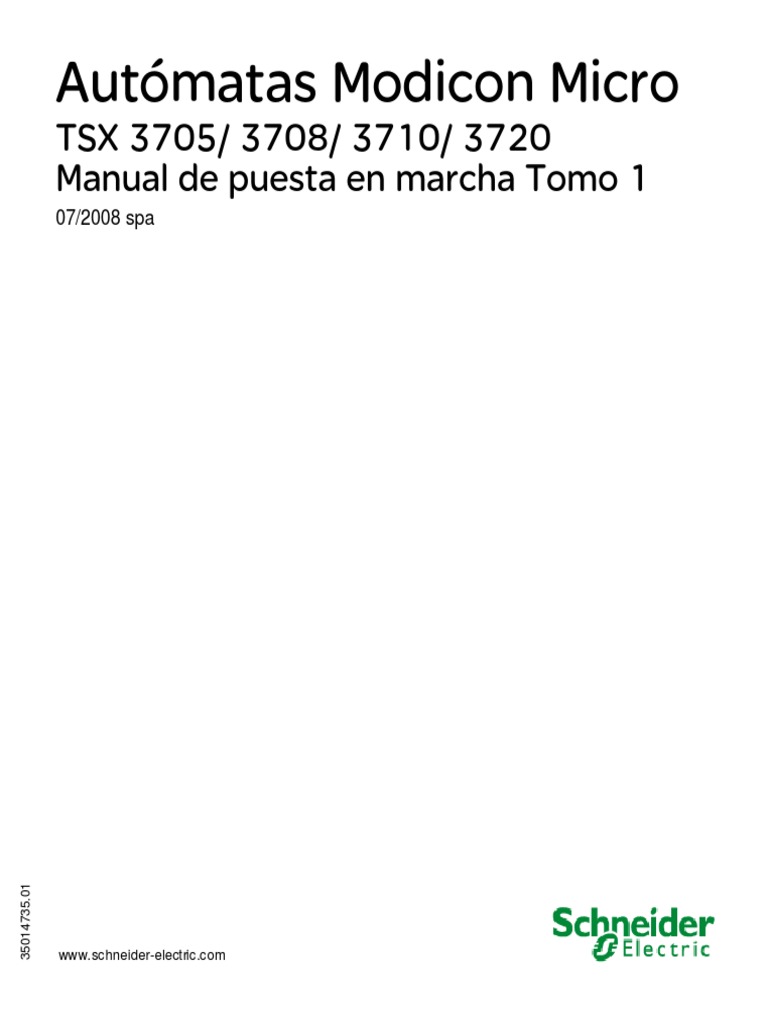 Manual Modicon TSX Micro | PDF | Componentes eléctricos | Electromagnetismo