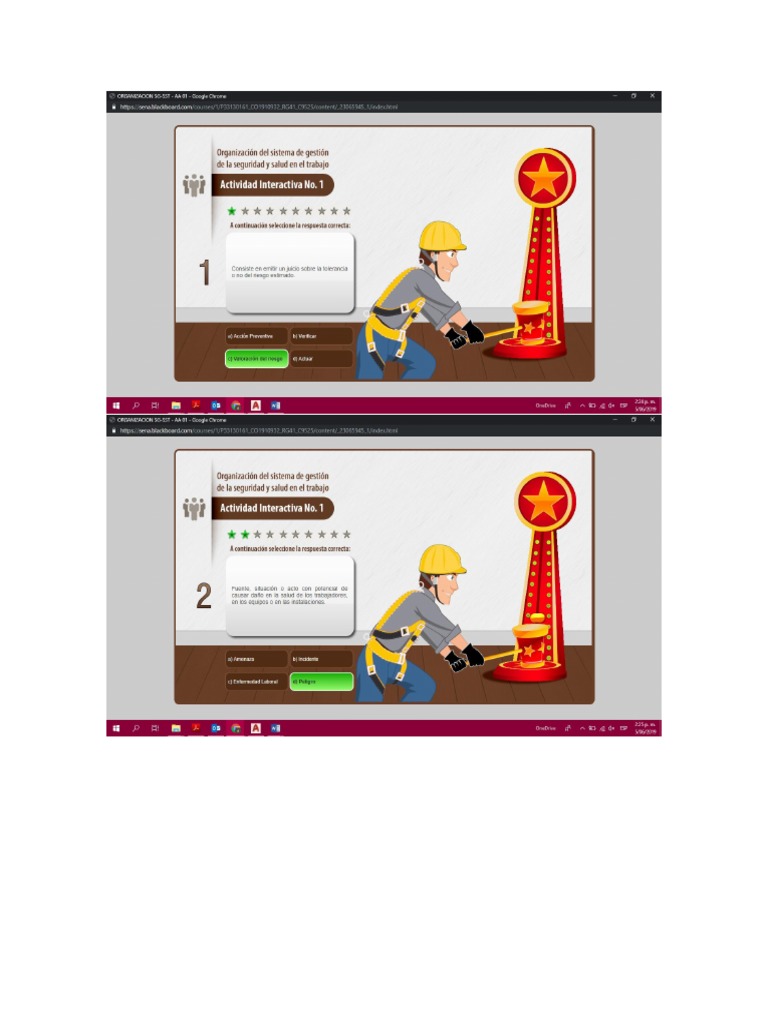 Evidencia 1 RAP1 - EV01 "Conceptos SG-SST". | PDF