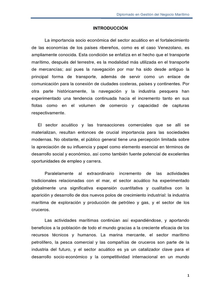 Diplomado en Gestion Del Negocio Maritimo | PDF | Venezuela | Aprendizaje Diplomado en Gestion Del Negocio Maritimo | PDF | Venezuela | Aprendizaje