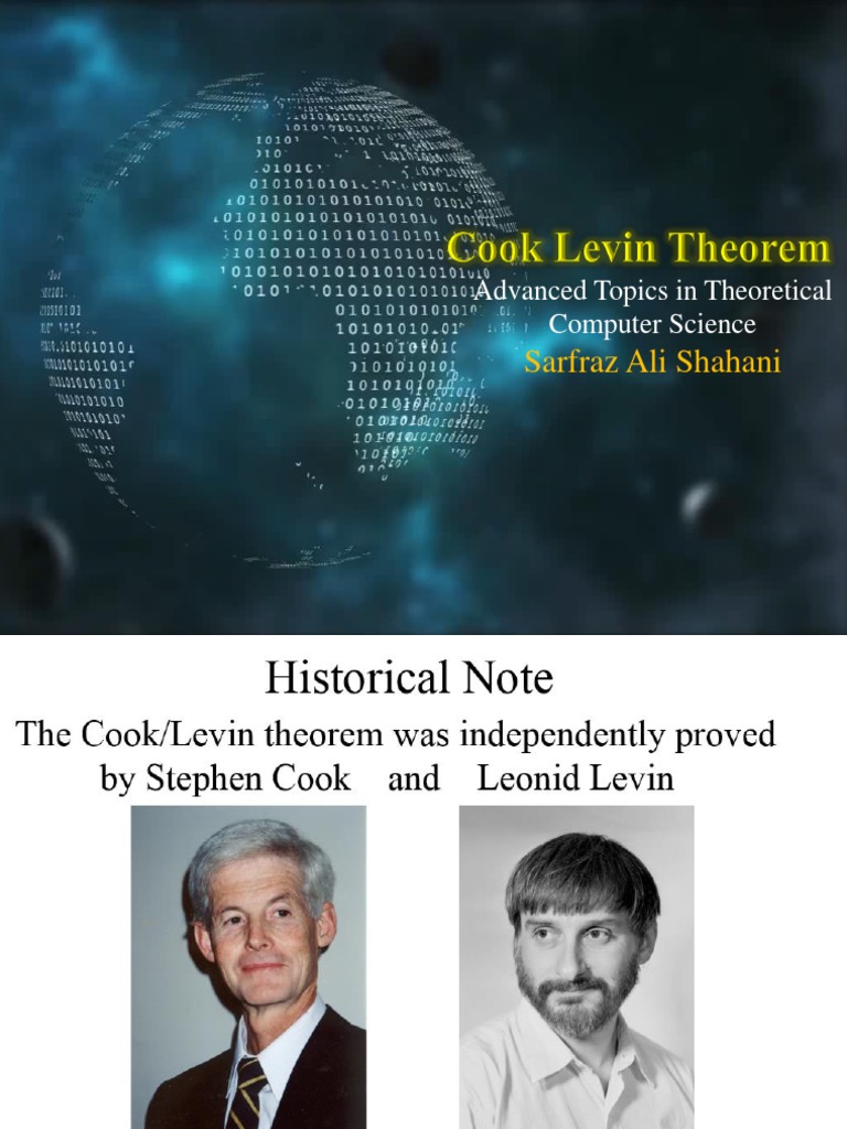 Cook Levin Theorem | PDF
