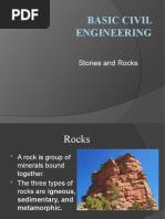 Rock Strength and Unit Weights Guide | PDF