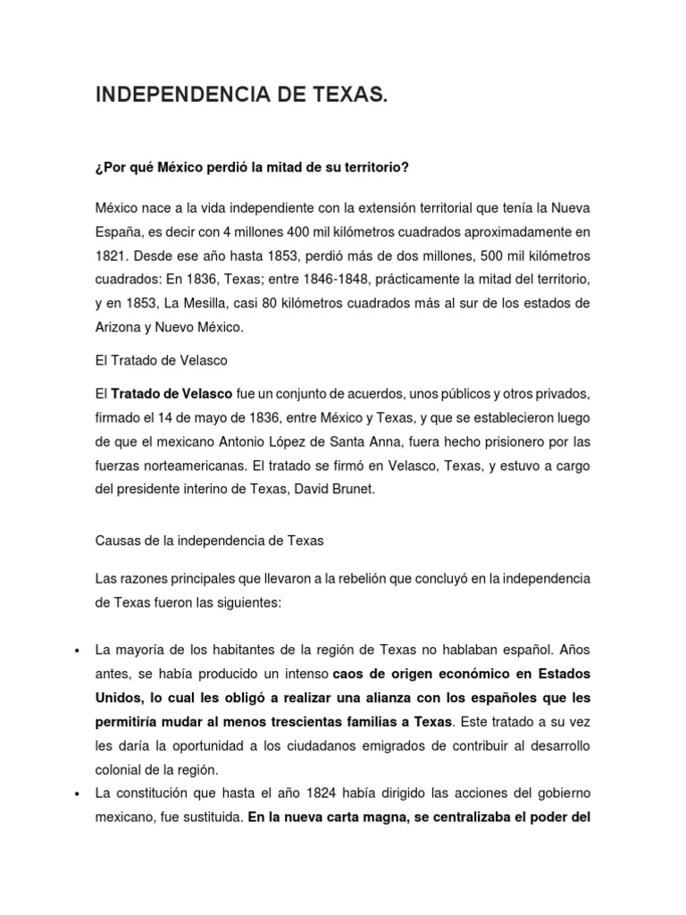 Hoja De Trabajo Sobre La Historia De Texas Información De Cultivos