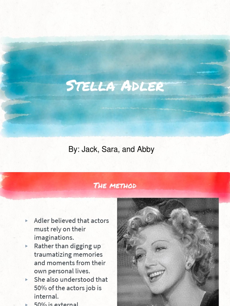 Acting Presentation On Stella | PDF
