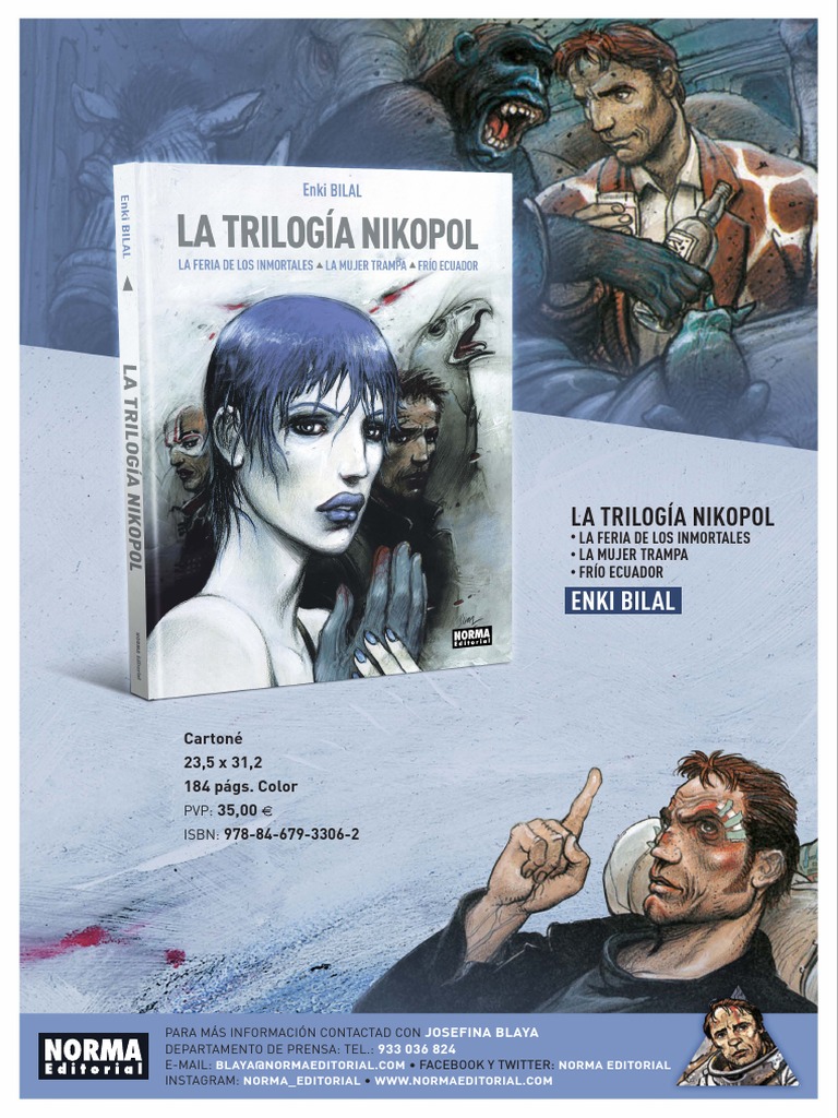 La Trilogía Nikopol de Enki Bilal | PDF | Cómics | Medios