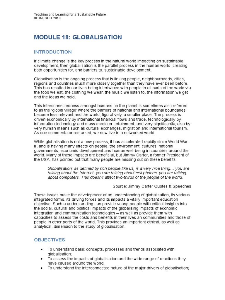 module_18 | PDF | Multinational Corporation | Globalization