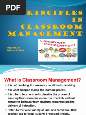 Principle In Classroom