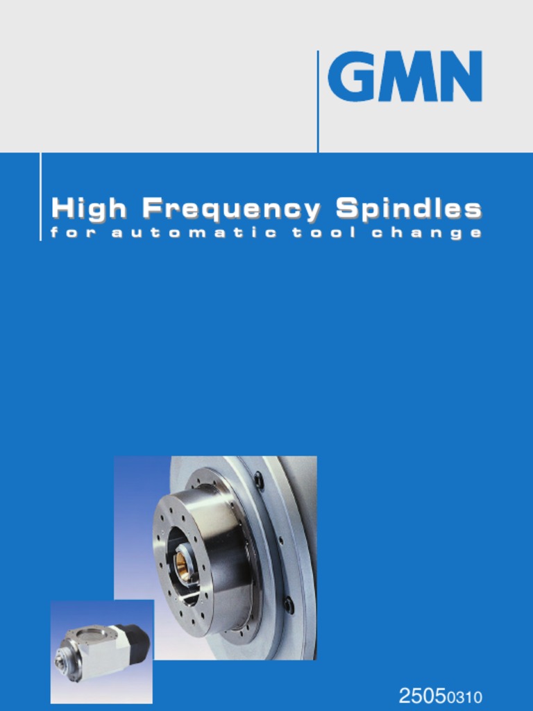 GMN Spindle Motor Overview | PDF | Bearing (Mechanical) | Applied And ...