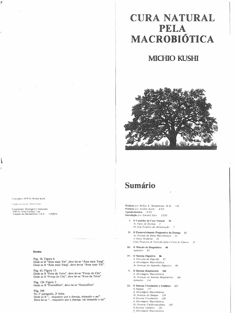 A Cura Natural Pela Macrobiótica Michio Kushi | PDF