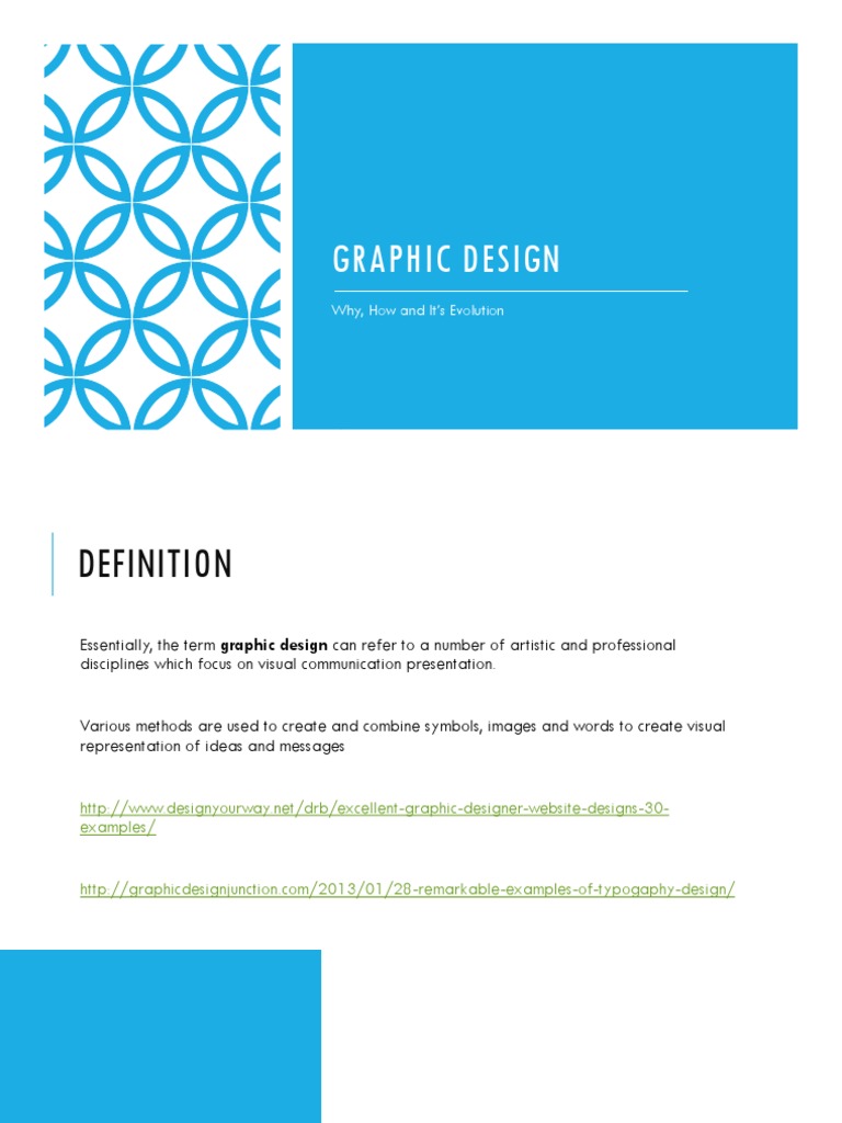 Graphic Design: Why, How and It's Evolution | PDF | Graphic Design ...