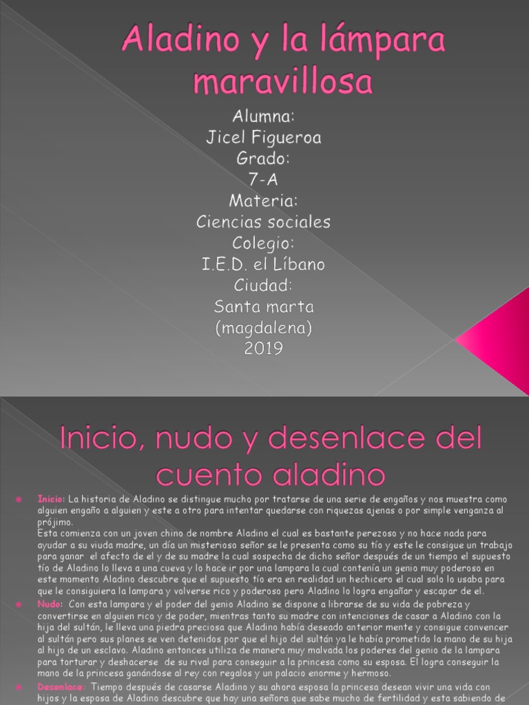 Aladino y La Lámpara Maravillosa | PDF | Ocio