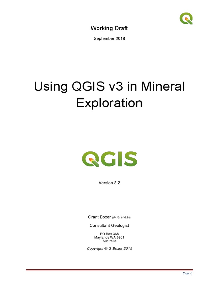 QGIS in Mineral Exploration | PDF | United States Geological Survey ...