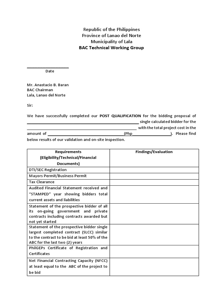 Republic of The Philippines Province of Lanao Del Norte Municipality of ...