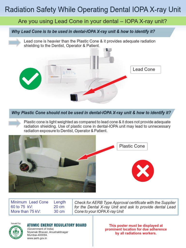 Are You Using Lead Cone in Your Dental - IOPA X-Ray Unit? | PDF