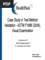 Standard ASTM F1929-15 Test Method Detecting Seal Leaks Porous Medical ...