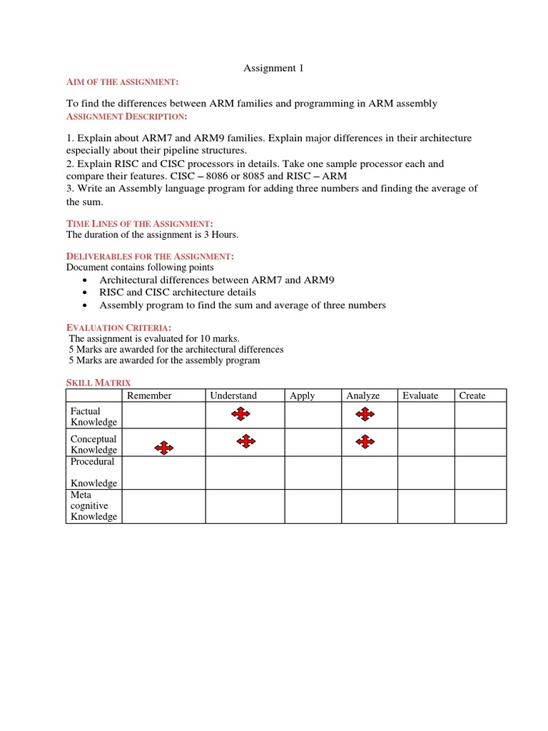 ARM Assembly Programming Tasks | PDF | Arm Architecture | Assembly Language