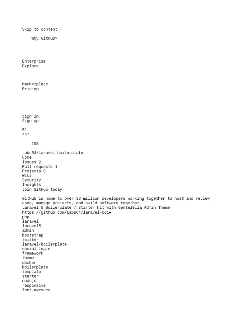 Boilerplate | PDF | Php | Software Development