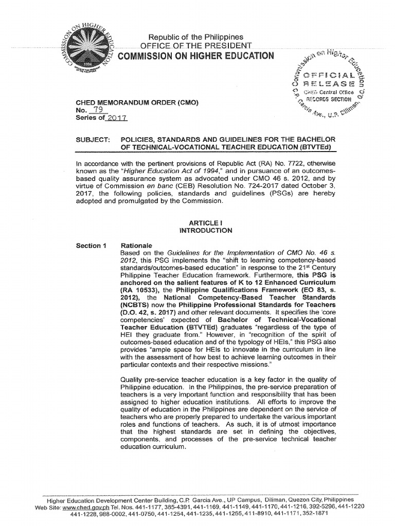 CMO (2018 BTVTed Curriculum) PDF | PDF