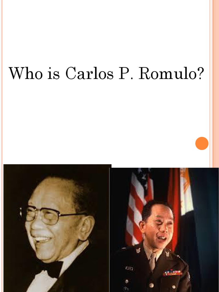 Carlos P. Romulo 1 | Philippines