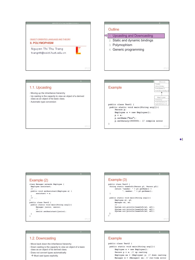 Understanding Polymorphism in Object-Oriented Programming | PDF | Method (Computer Programming ...