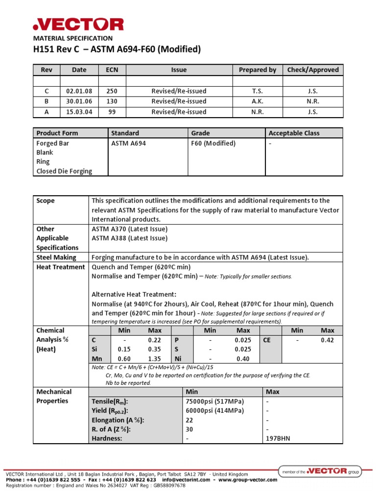 H151 | PDF | Forging | Heat Treating