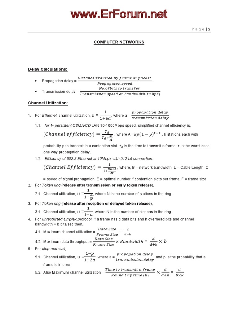 Computer Science Formula Ebook | PDF | Internet Protocols ...