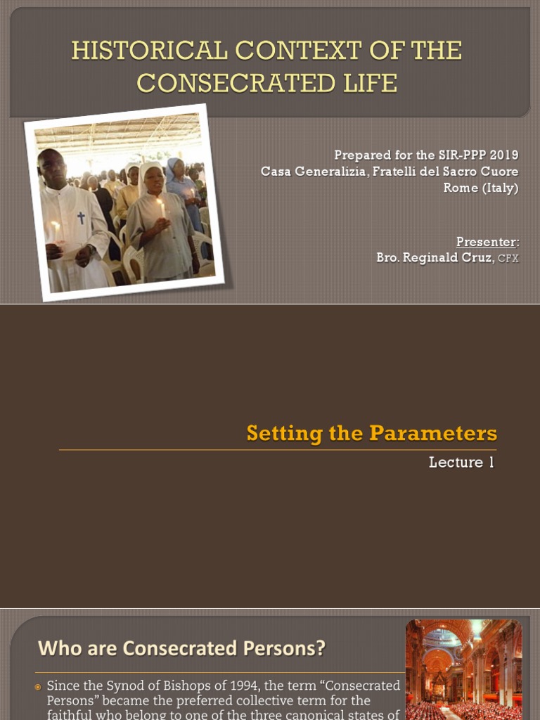 Overview of Consecrated Life History | PDF | Hermit | Nun