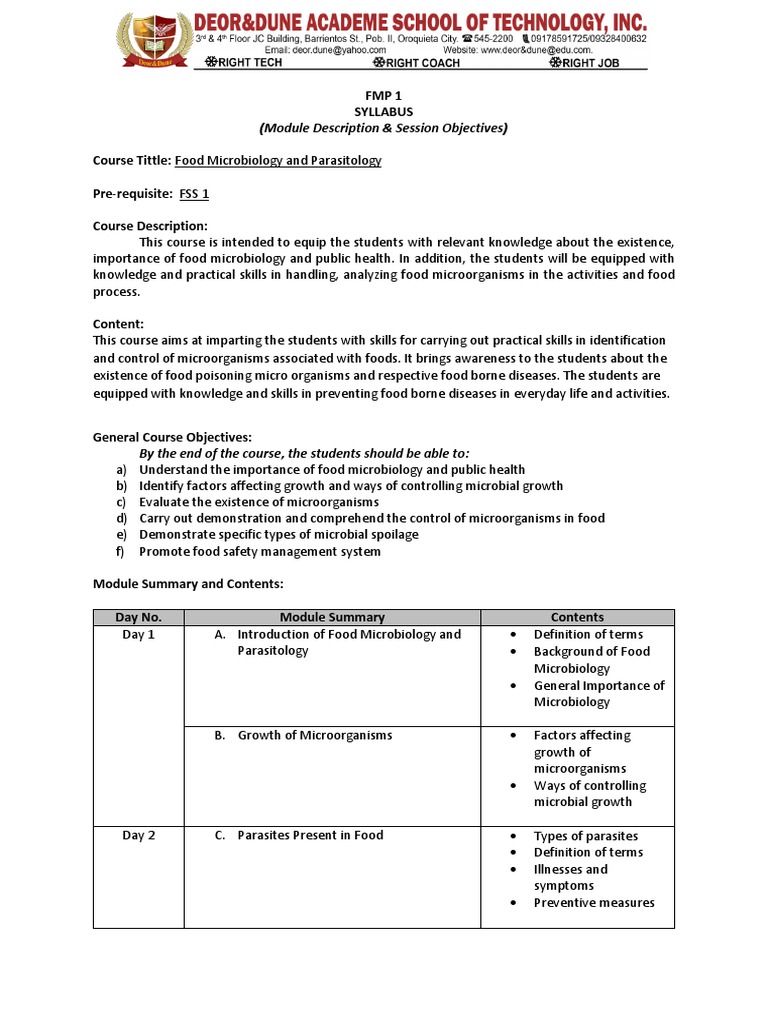 Understanding Food Microbiology: An Introduction to the Identification ...
